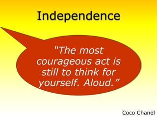 Values-Based Assembly - Independence | PPTX