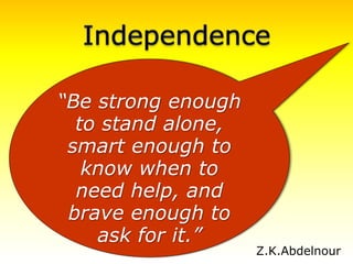 Values-Based Assembly - Independence | PPTX