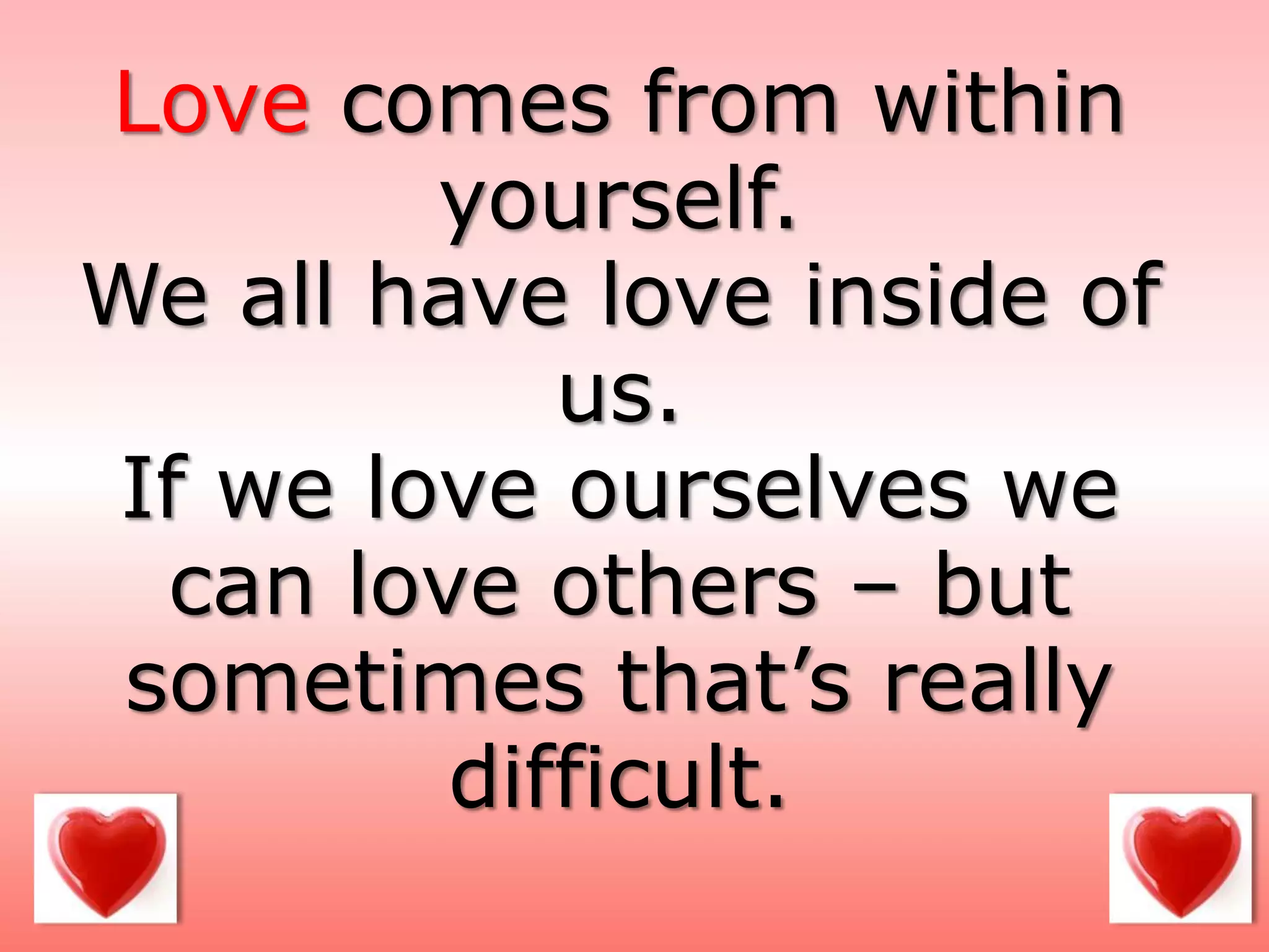 Values Assembly - Love | PPTX