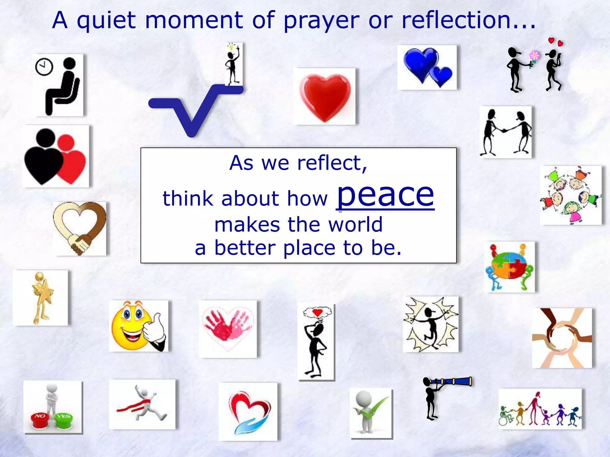 Values-based Assembly - Peace | PPT
