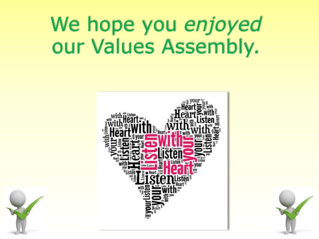 Values Assembly - Positivity | PPTX | Education