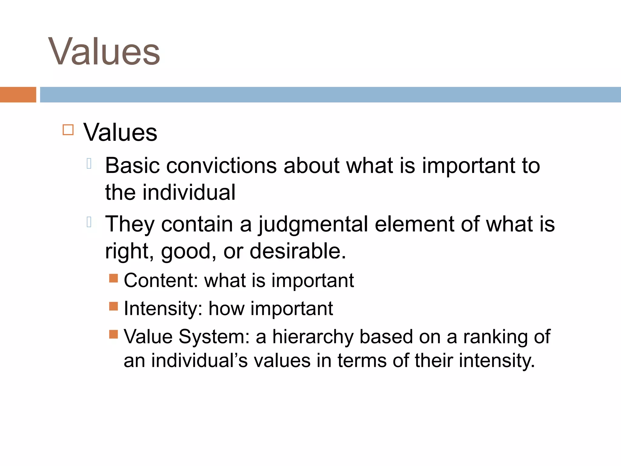 Values & attitudes | PPT