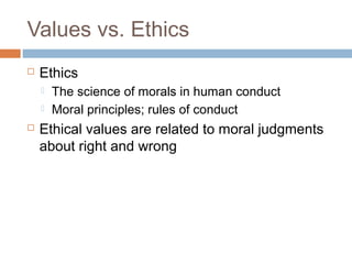 Values & attitudes | PPT