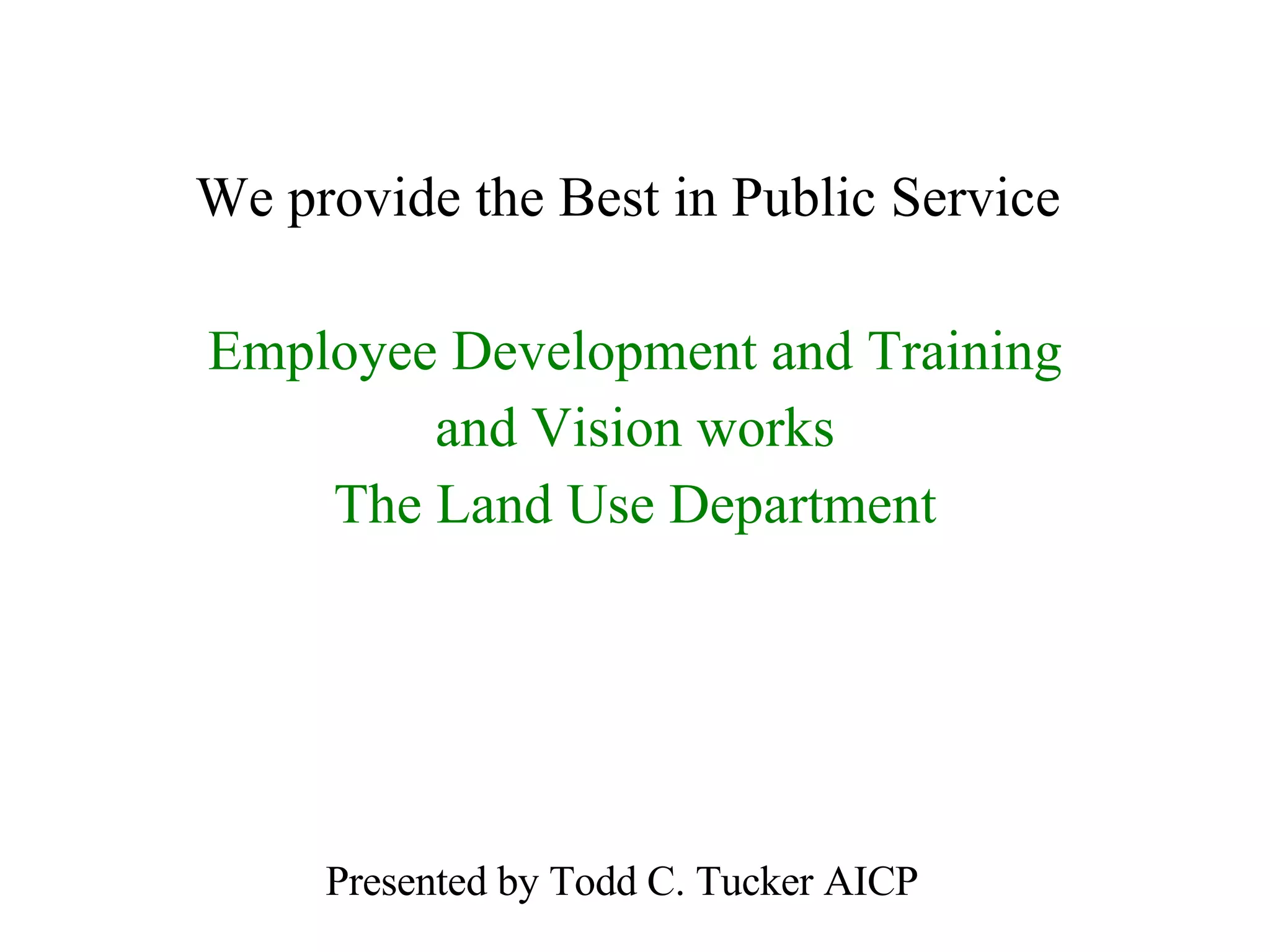 Values Based Public Service | PPT