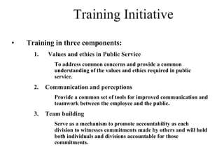 Values Based Public Service | PPT