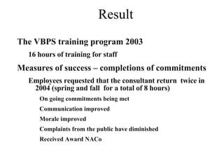 Values Based Public Service | PPT
