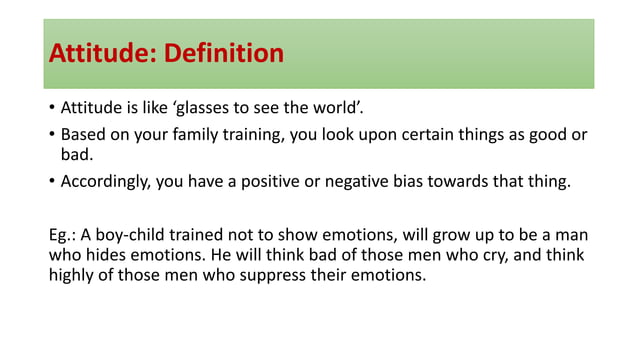 Values, belief, attitude and behavior | PPTX