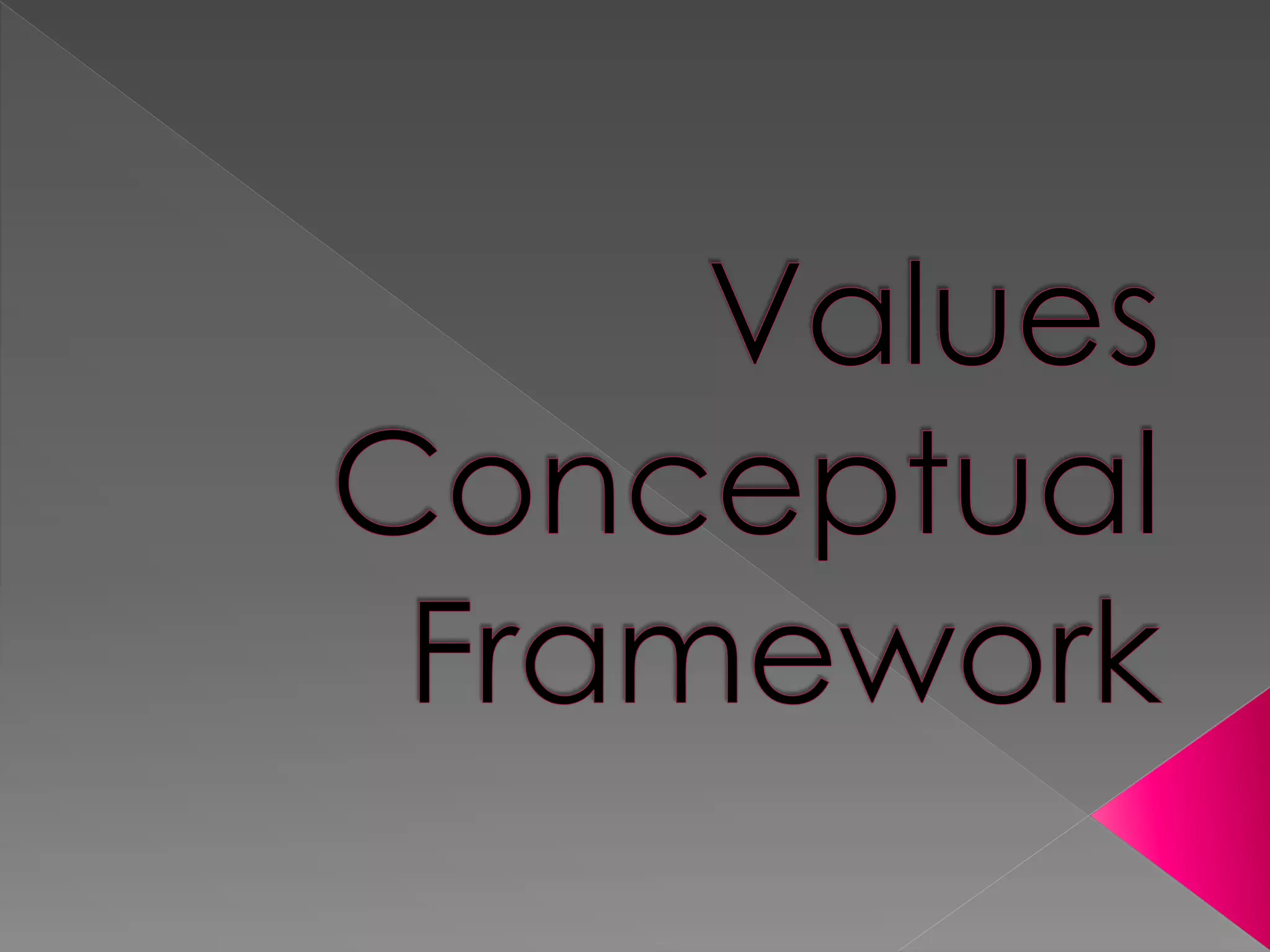 Values conceptual framework | PPTX Values conceptual framework | PPTX