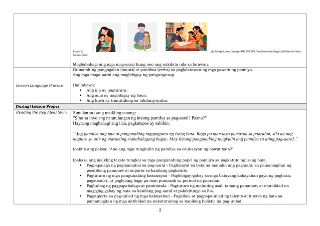 Values Education-8-Sample-DLL-Detailed Lesson Plan Template-Revised K ...