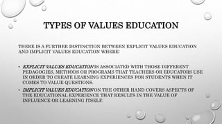 Values Education | PPTX
