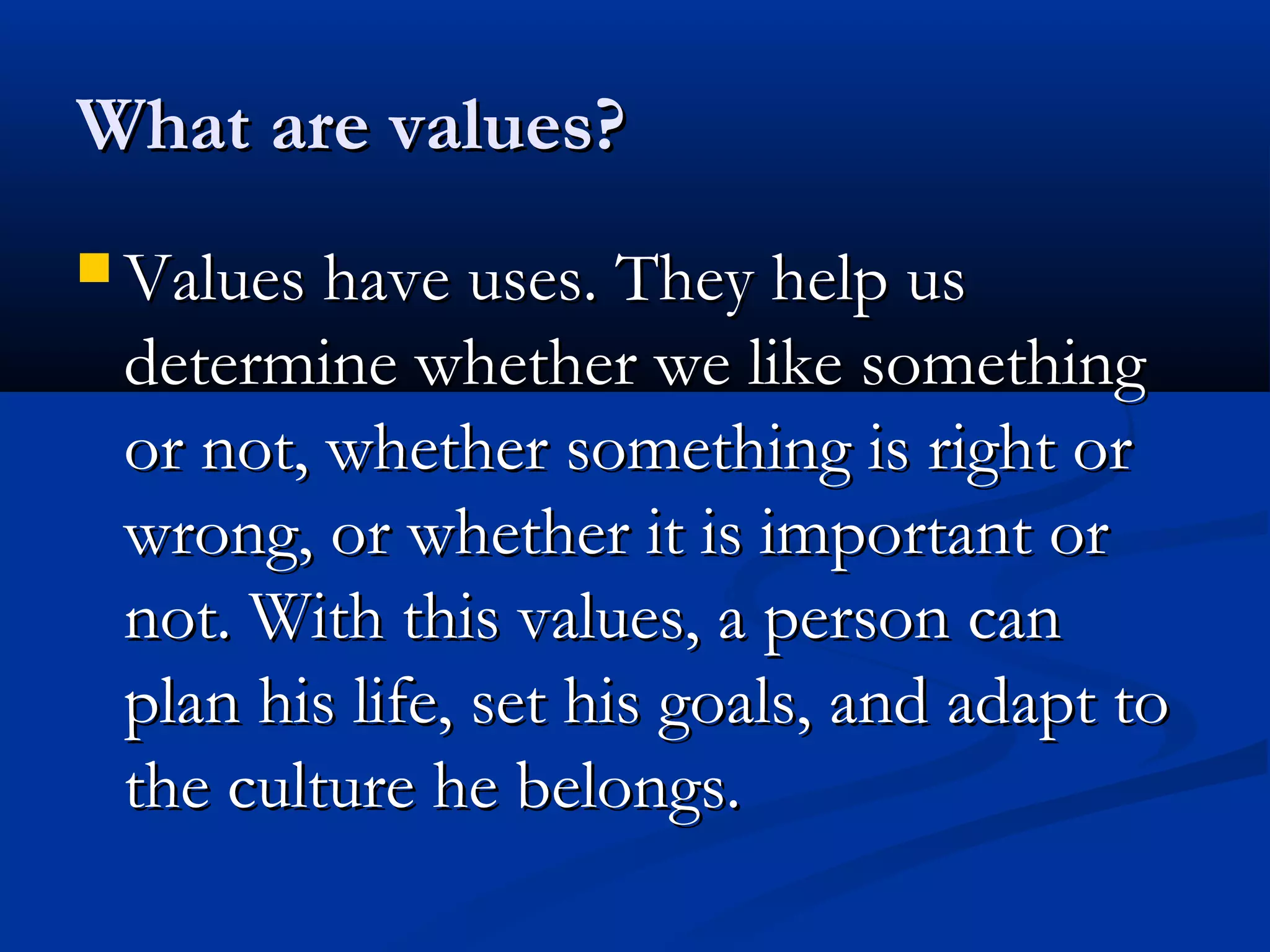 Values education 7 | PPT