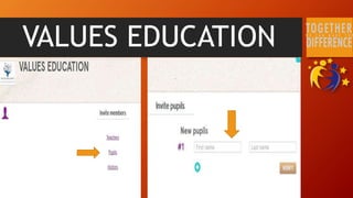 Values education project process | PPT