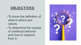 Values & Ethics.pptx | Education