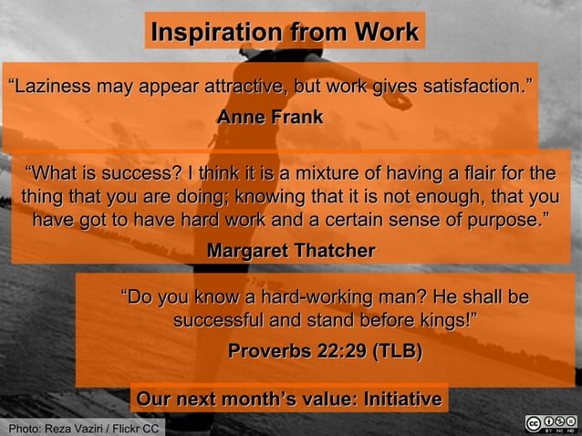 Values for ELT #2 - Work | PPT