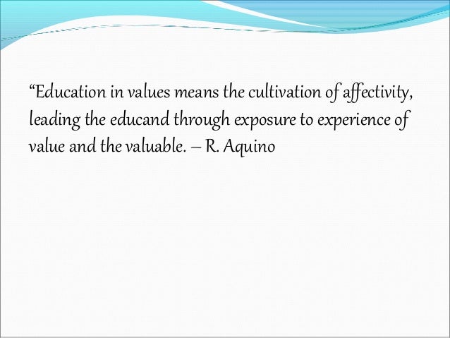 Values formation..