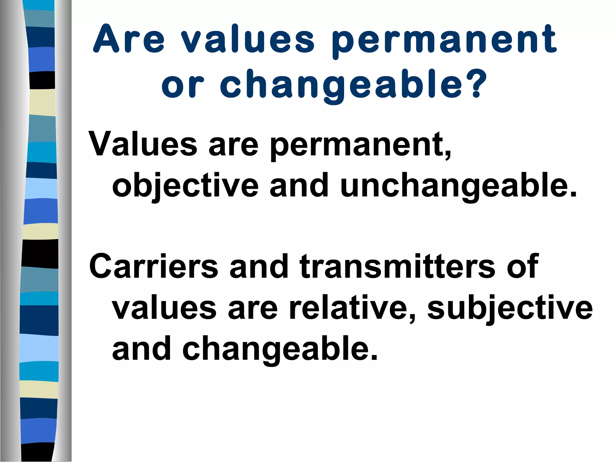 Values formation | PPT