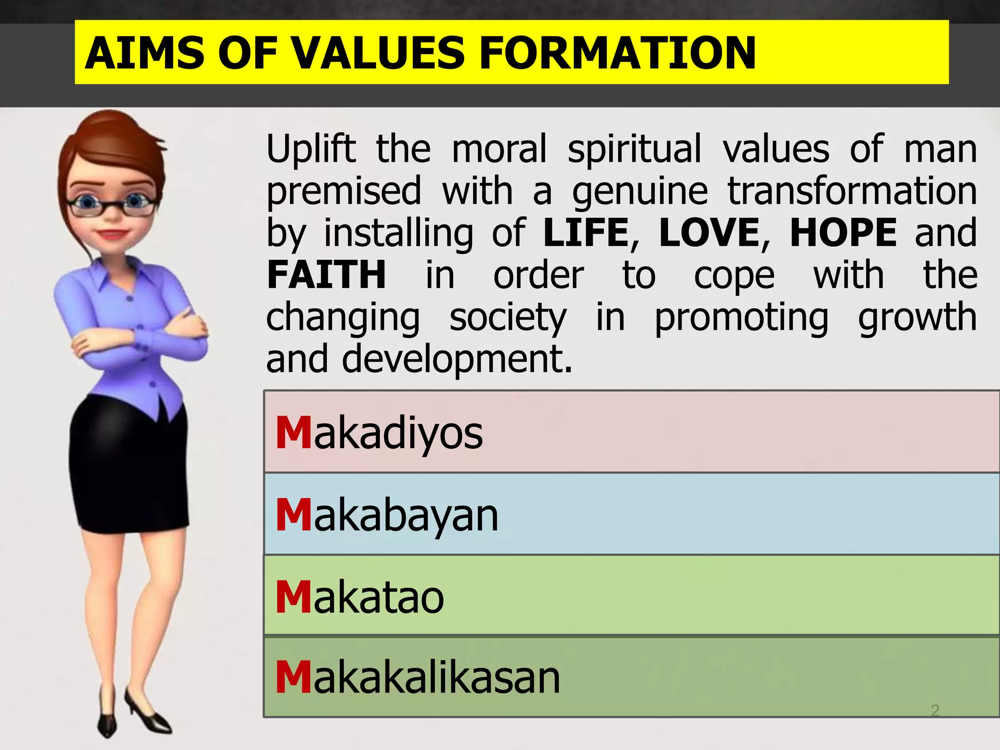 Values formation and you | PPTX