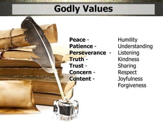 Values formation and you | PPTX