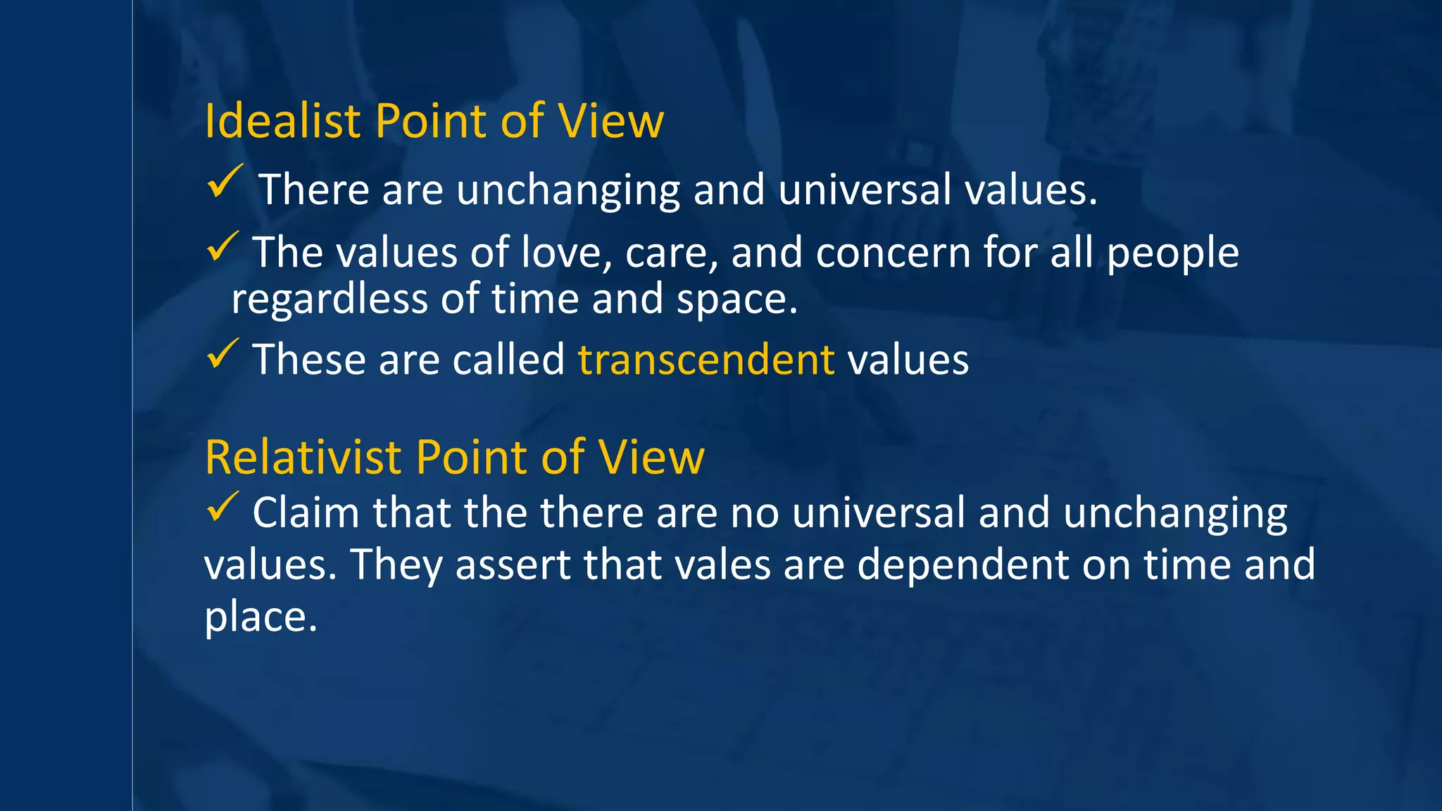 Values formation & You | PDF
