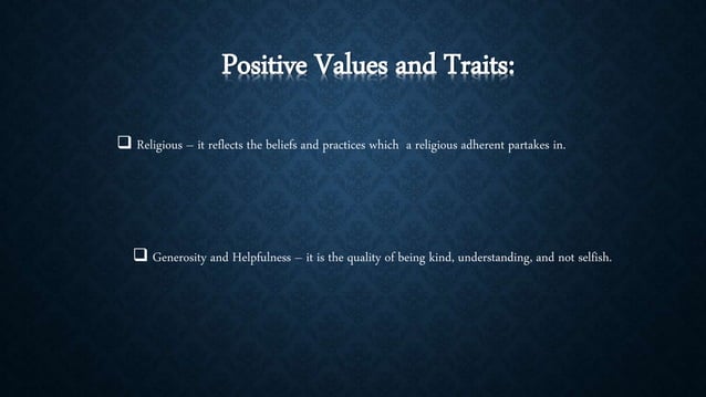 Values grade 5 | PPTX
