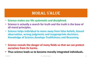Values & importance of teaching biological science | PDF