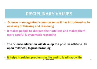 Values & importance of teaching biological science | PDF