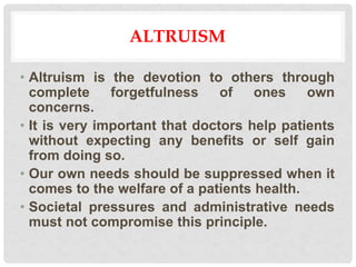 Values in Medicine Professionalism.ppt