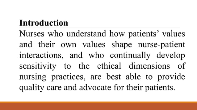 VALUES IN NURSING.pptx | Parenting Babies and Toddlers | Parenting