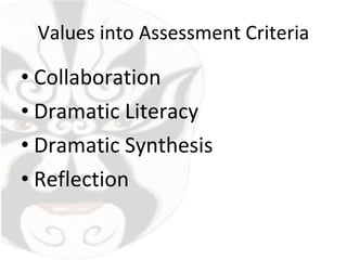 Values Into Action | PPT | Drama | Genres