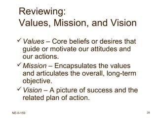 Values missionvision | PPT