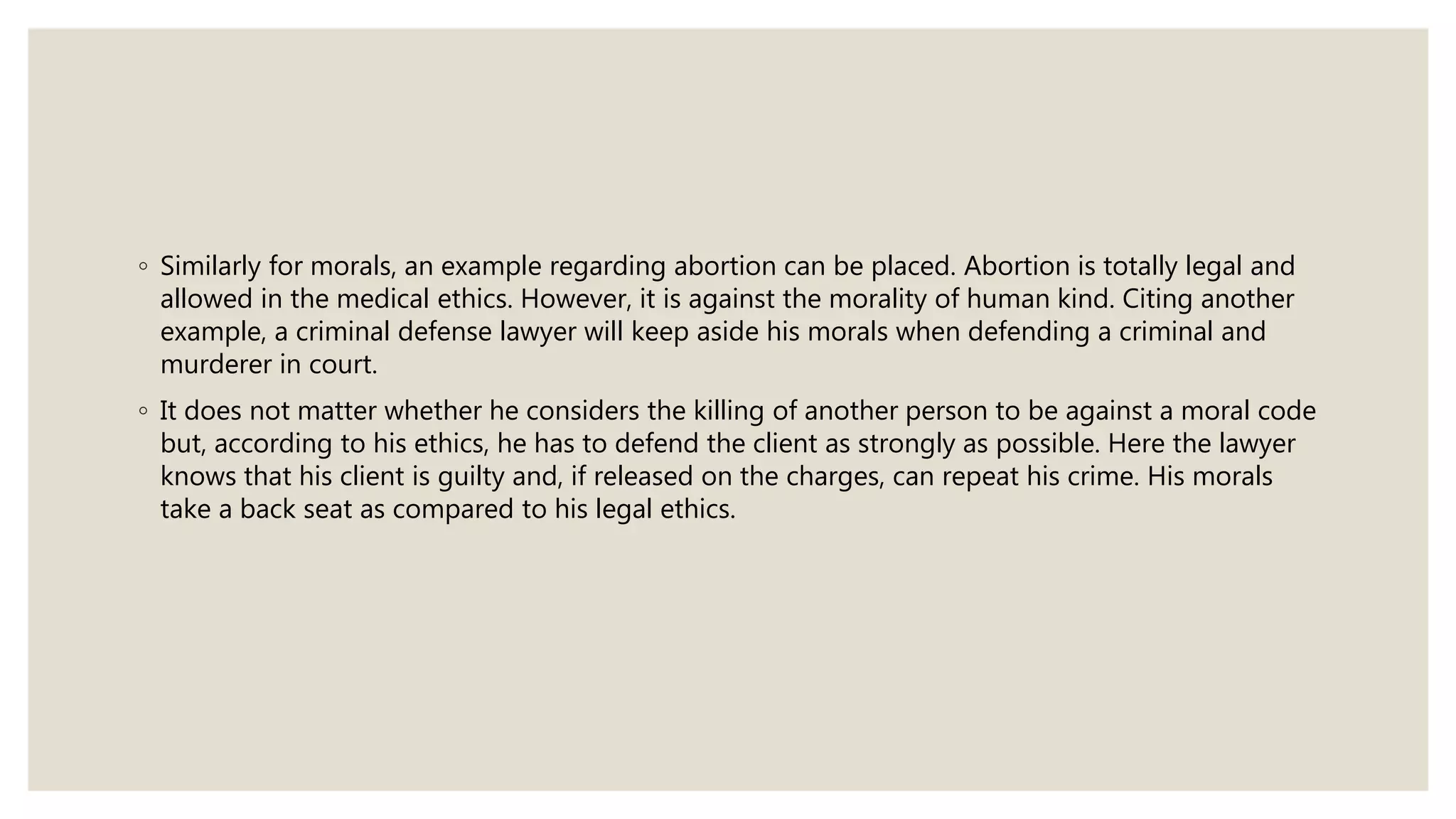 Values, morals and ethics | PPTX