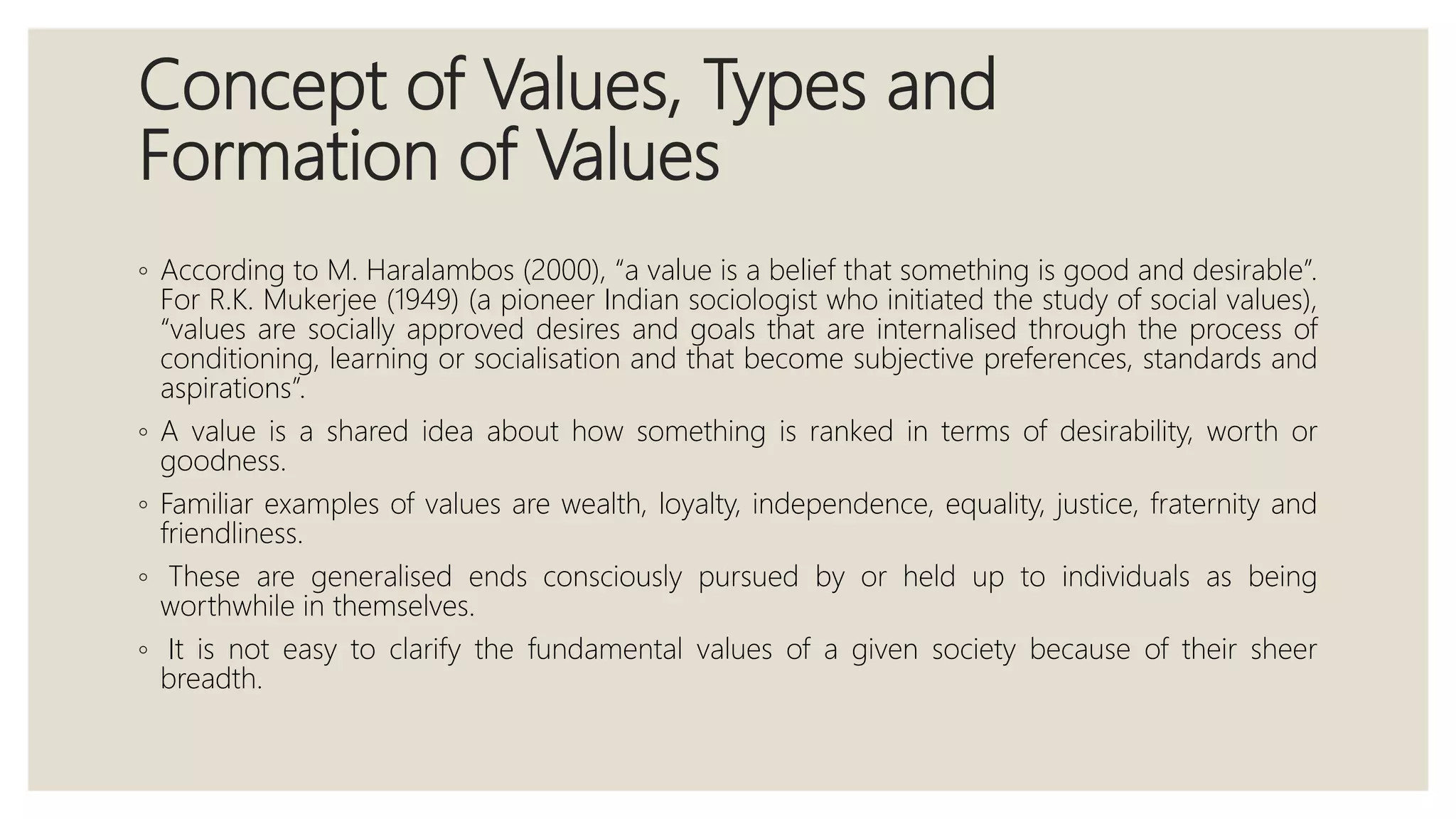 Values, morals and ethics | PPTX