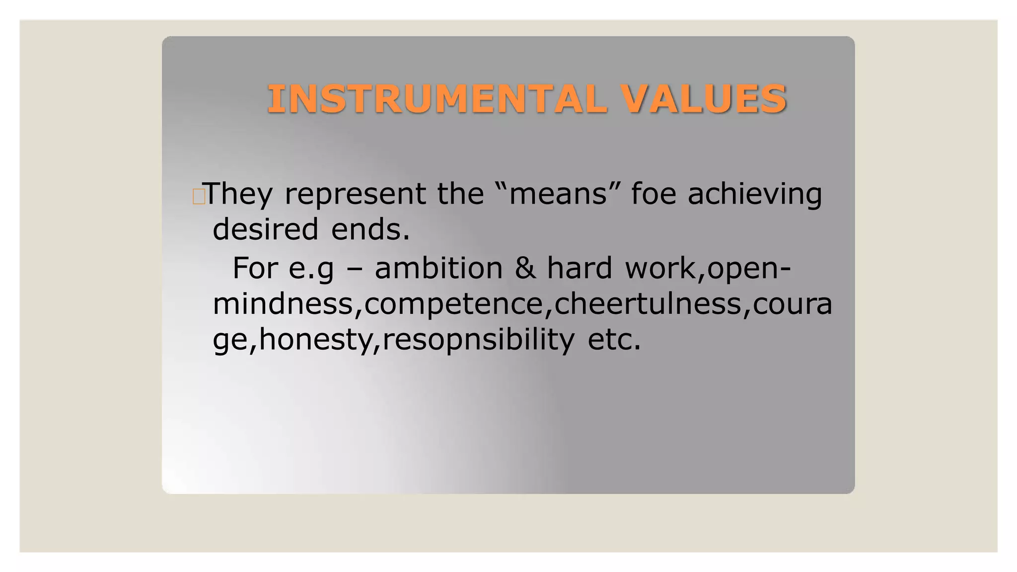 Values, morals and ethics | PPTX