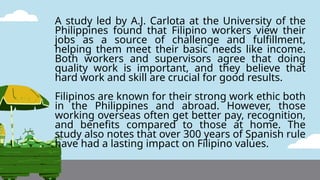 VALUES OF FILIPINO WORKERS REPORTING.pptx
