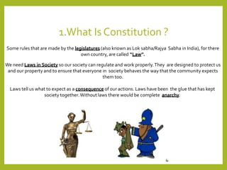 Values of Indian constitution | PPTX
