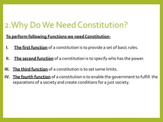Values of Indian constitution | PPTX