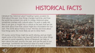 Values of Literature | PPTX