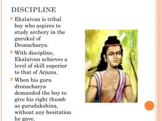 Values of mahabharata | PPT