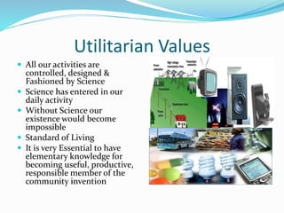 Values of science | PPTX