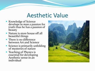 Values of science | PPTX