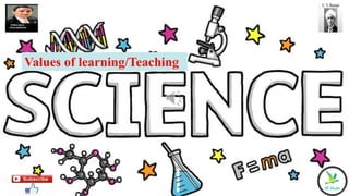 Values of studying science ppt | PPT