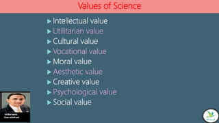 Values of studying science ppt | PPT