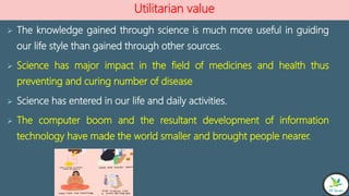 Values of studying science ppt | PPT