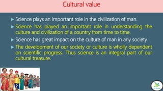 Values of studying science ppt | PPT