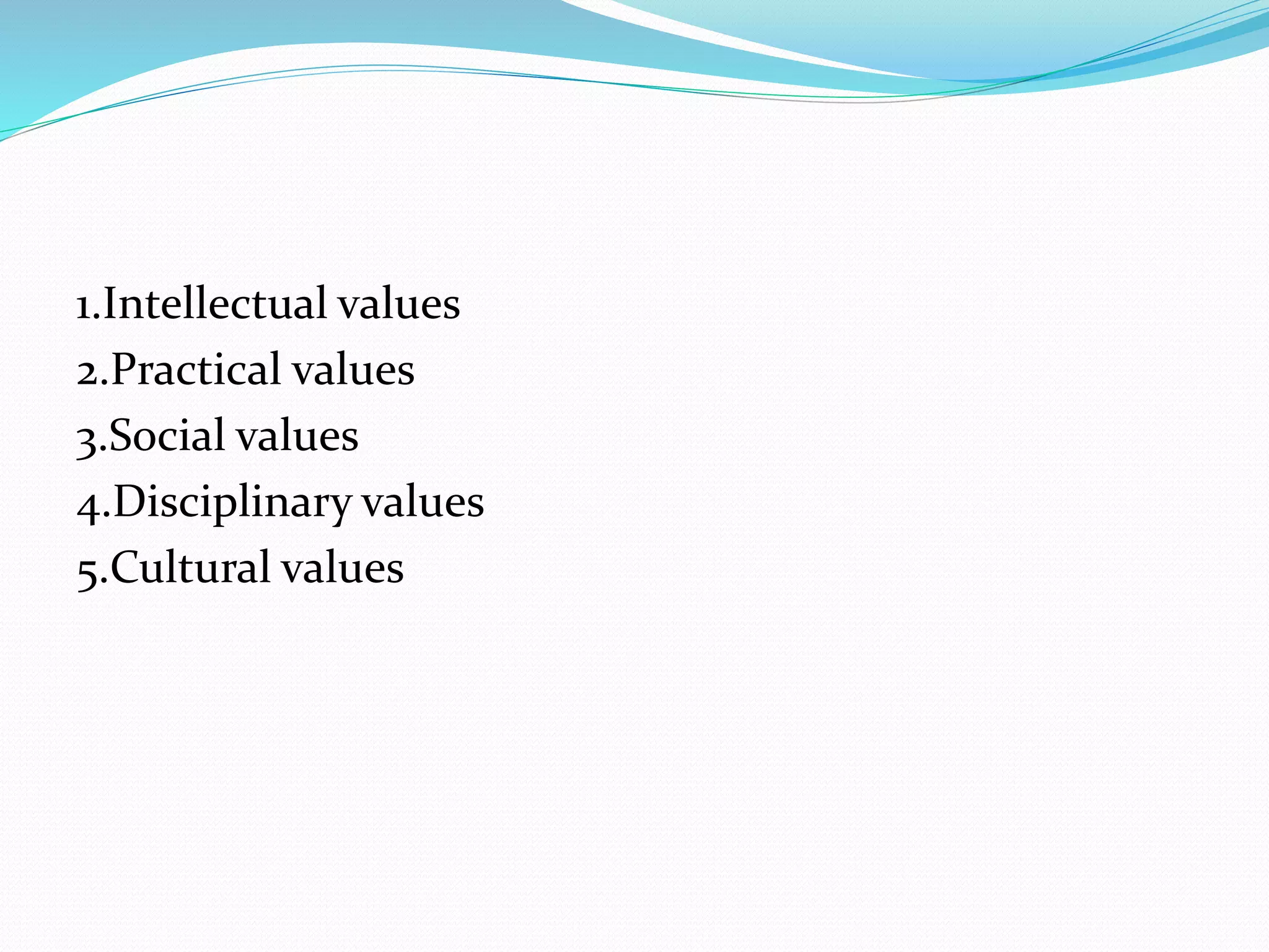 Values of teaching mathematics | PPTX