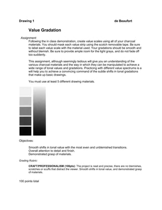 Value Gradations | DOCX