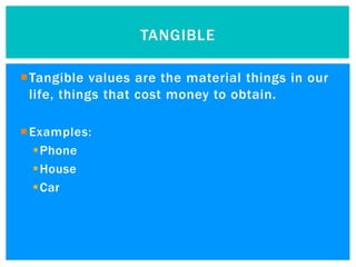 Values | PPTX | Family and Relationships