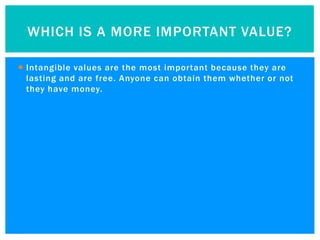 Values | PPTX | Family and Relationships