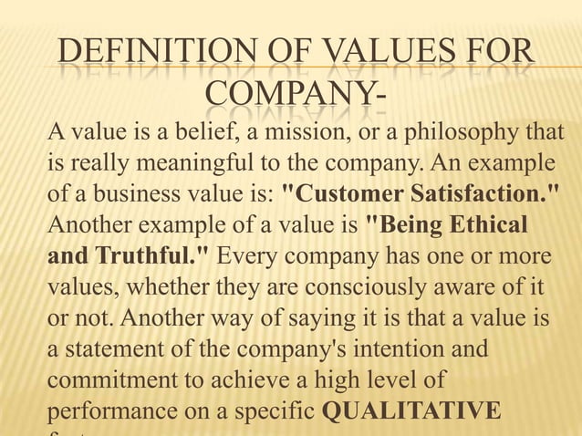 Values ppt | PPTX