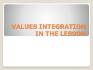Values ppt | PPTX